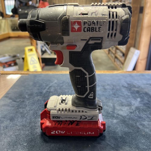 PORTER CABLE Cordless 20V Impact Driver PCC641 TOOL With BATTERY ...