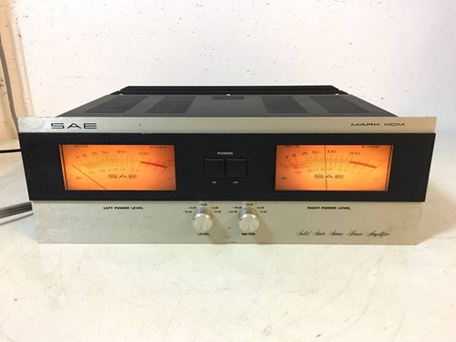 SAE Mark 3CM Power Amplifier Transistor Audio Equipment 120V Japan ...