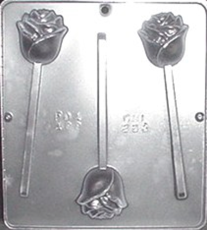 Rose Lollipop Chocolate Candy Mold 283 NEW | eBay