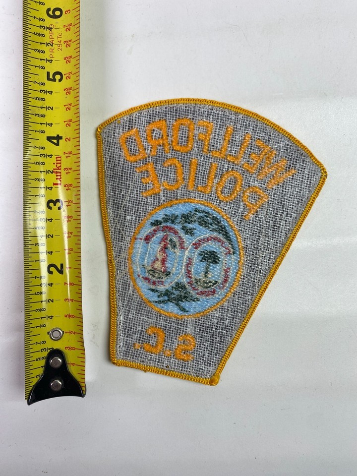 Wellford Police South Carolina Patch F4 | eBay