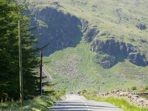 Photo 6x4 The Moyad Road Taken from the junction at Crocknafeola Wood ...