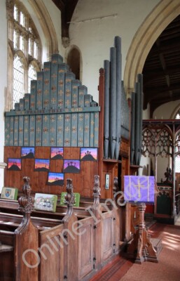 Photo 6x4 St Mary, Mellis - Organ c2011 | eBay UK