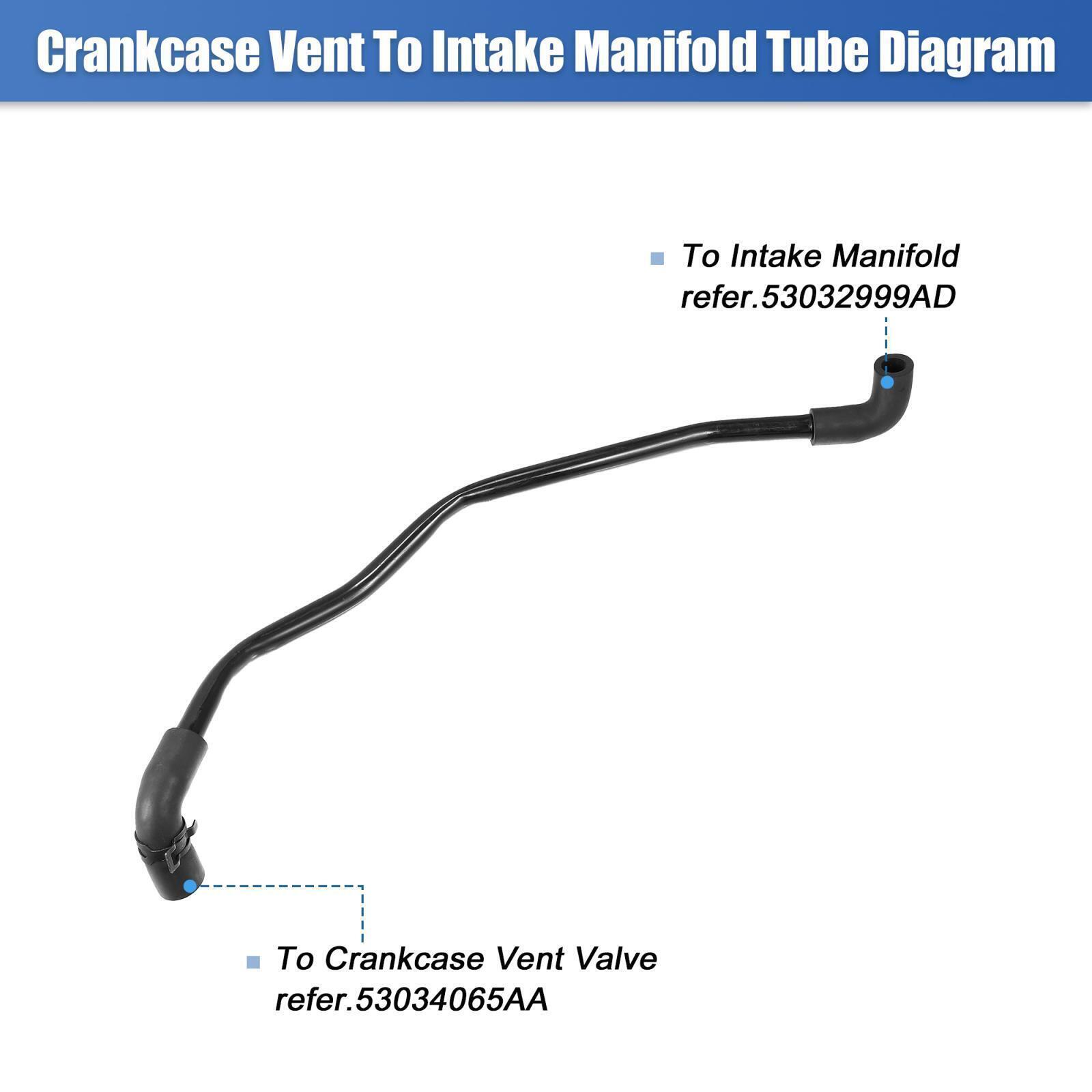For 2007-2012 Dodge Jeep PCV Crankcase Ventilation Hose 3.7L Engines ...