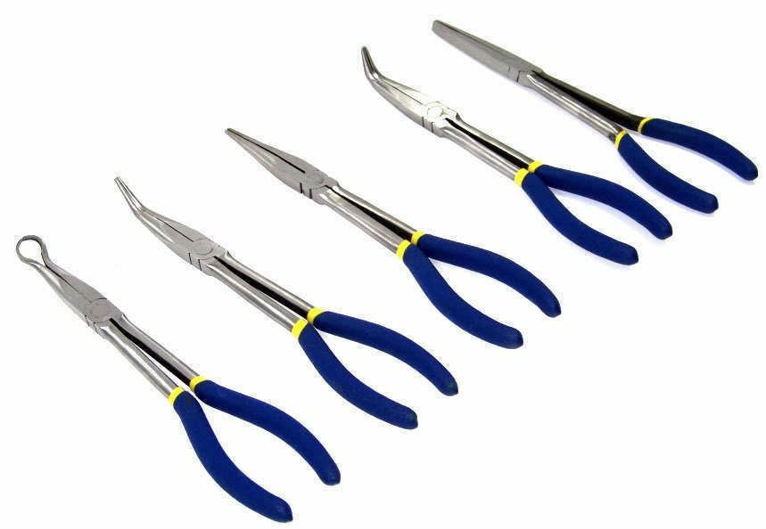 5pc 11" Long Nose Plier Set Tool Automotive Mechanic Pliers Wholesale ...