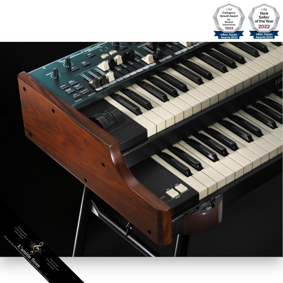 Hammond SKX PRO 61-Key Dual Manual Stage Keyboard Organ 3 Set Drawbars ...
