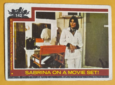 1977 SPELLING PROD.S SABRINA ON A MOVIE SET #142 CHARLIES ANGLES CARD ...