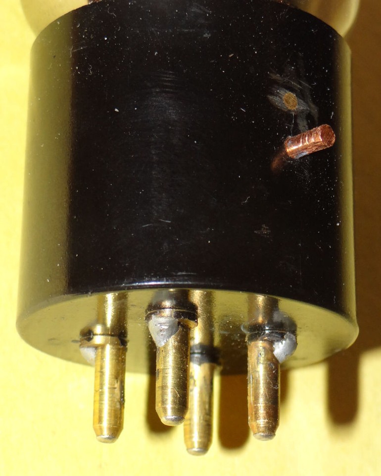 101D AKA D-86326 WESTERN ELECTRIC TUBE BLACK BASE GOLD PIN TRIODE RADIO ...