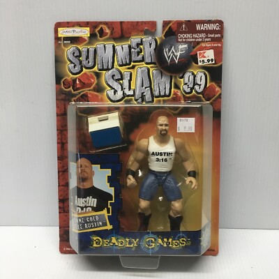 Vintage WWF WWE Superstars Series 9 Summer Slam '99 Stone Cold - New In ...