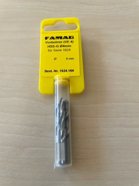 HSS-G Vorbohrer 4x30x45mm S 4mm Staketenbohrer FAMAG Bormax 2.0 WS ...