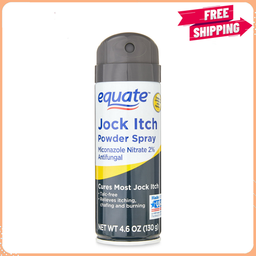 Equate Jock Itch Relief Powder Spray Antifungal, 4.6 oz | eBay