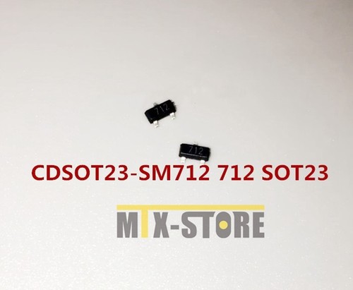 10PCS CDSOT23-SM712 SOT-23 TVS Diode Arrays SOT-23 7V 600W Low ...