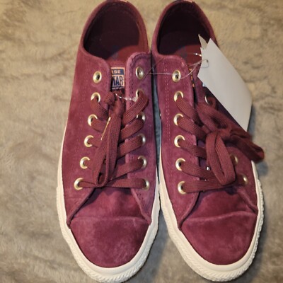 Converse All Star Chuck Taylor Shoes Womens6 Mens/ 8 Womens Color Wine ...