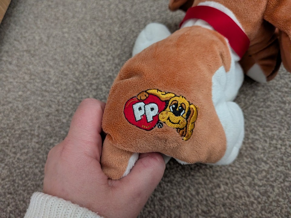 Vintage 1984 Pound Puppy Newborn Brown And White | eBay UK