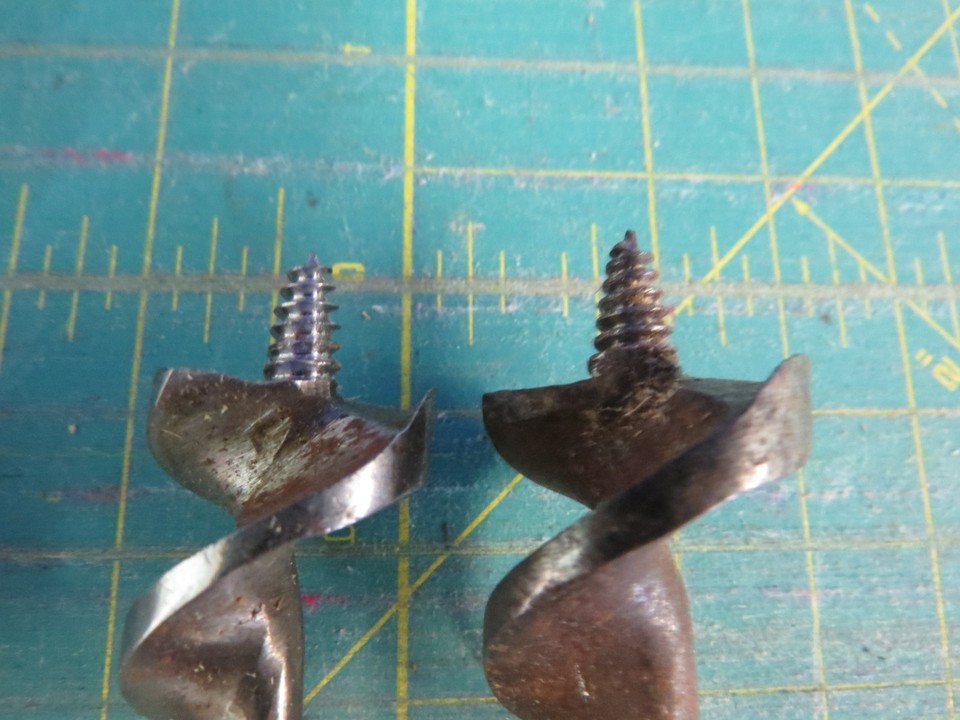 Vintage Set Of 15 Spur Auger Bits Mixed Irwin & Unmarked with canvas ...