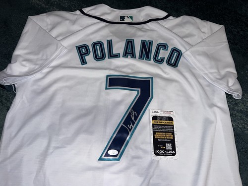Jorge Polanco Signed Seattle Mariners Jersey Star Slugger JSA Auth | eBay