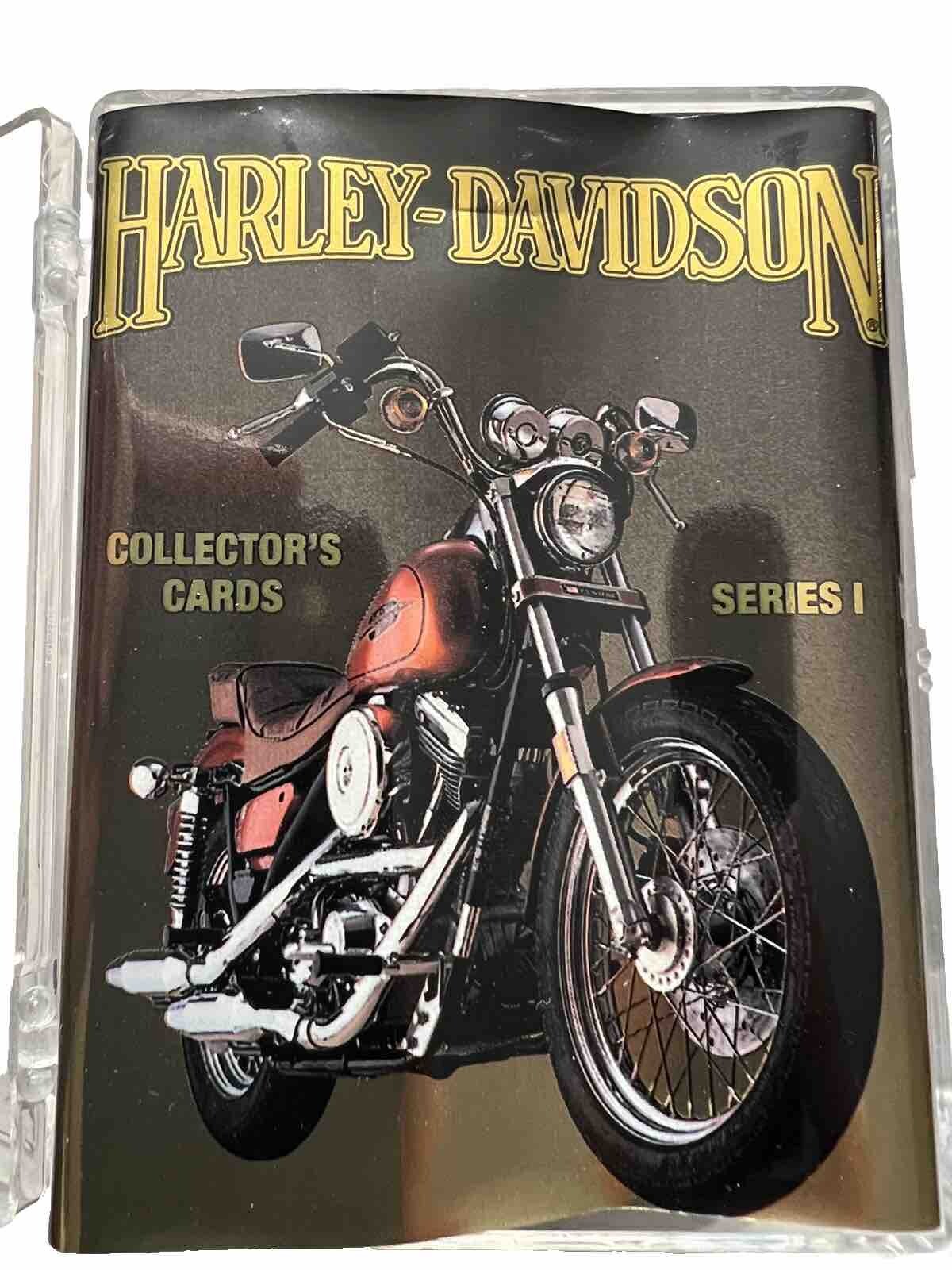 Vintage 1992 Harley Davidson Collectors Cards Series 1 In Plastic Case ...