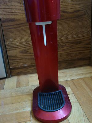 SodaSteam 16" tall red soda machine | eBay
