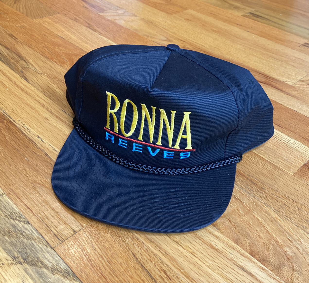 Vintage Ronna Reeves Trucker Snapback Hat Cap Rope Co… - Gem