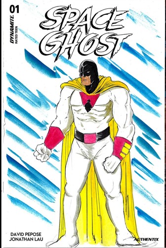 Space Ghost #1 (2024) Dynamite Comic Sketch Var Cover W Original Dave Castr Art | eBay UK