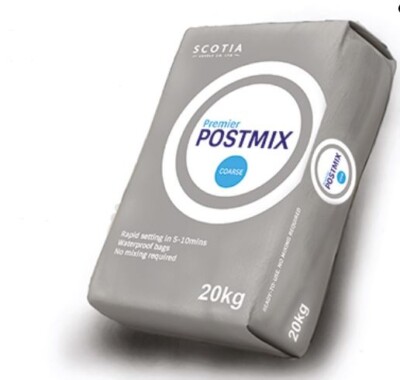 Post Mix Concrete - Quick Setting - 20kg Bag(s) - Possible to deliver ...
