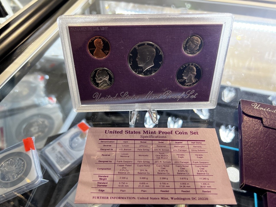 1 piece -Estate Sale Lot Of US Proof Sets Coins Money OGP COA Hoard 20 ...