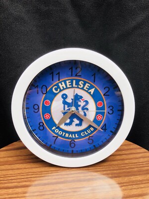 CHELSEA FC Clock Standing N Hanging Style Table Clock DIA 155 mm Brand ...