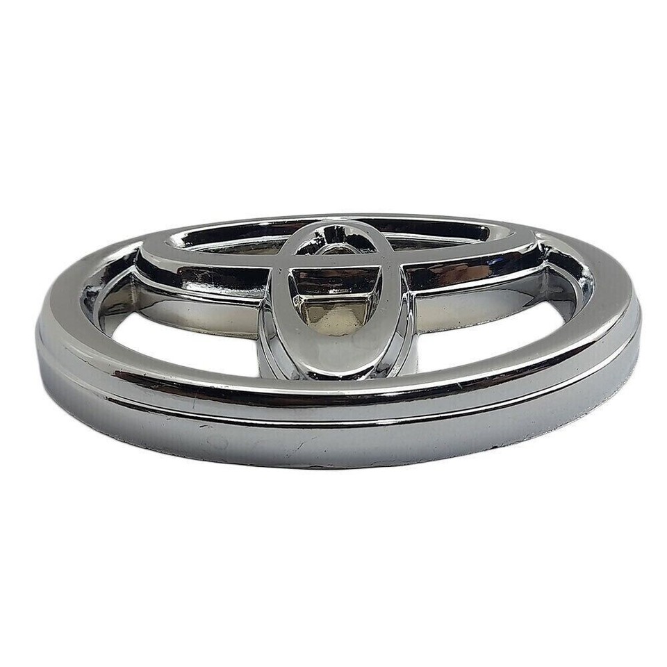 Toyota Front Grille Emblem Logo Badge Chrome 11cm NEW | eBay