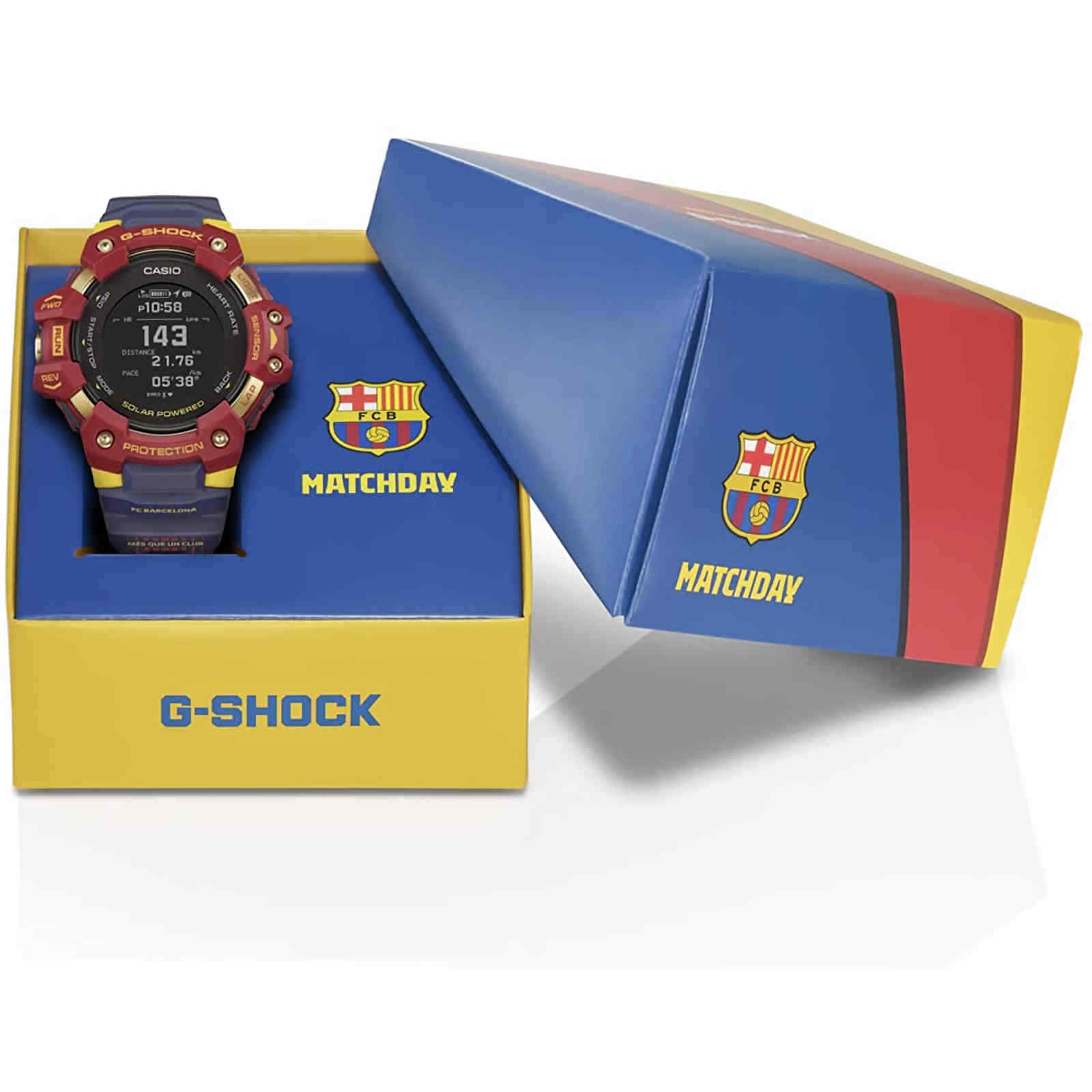 Casio G-Shock GBD-H1000BAR-4JR G-SQUAD FC BARCELONA MATCHDAY SPECIAL ...
