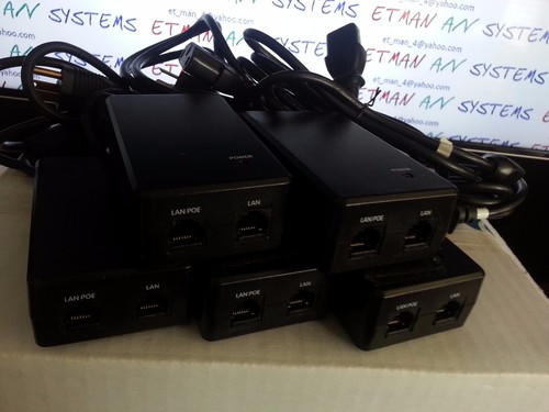 Crestron PWE-4803RU Power over ethernet 100Mb 802.3af POE injector 48V ...