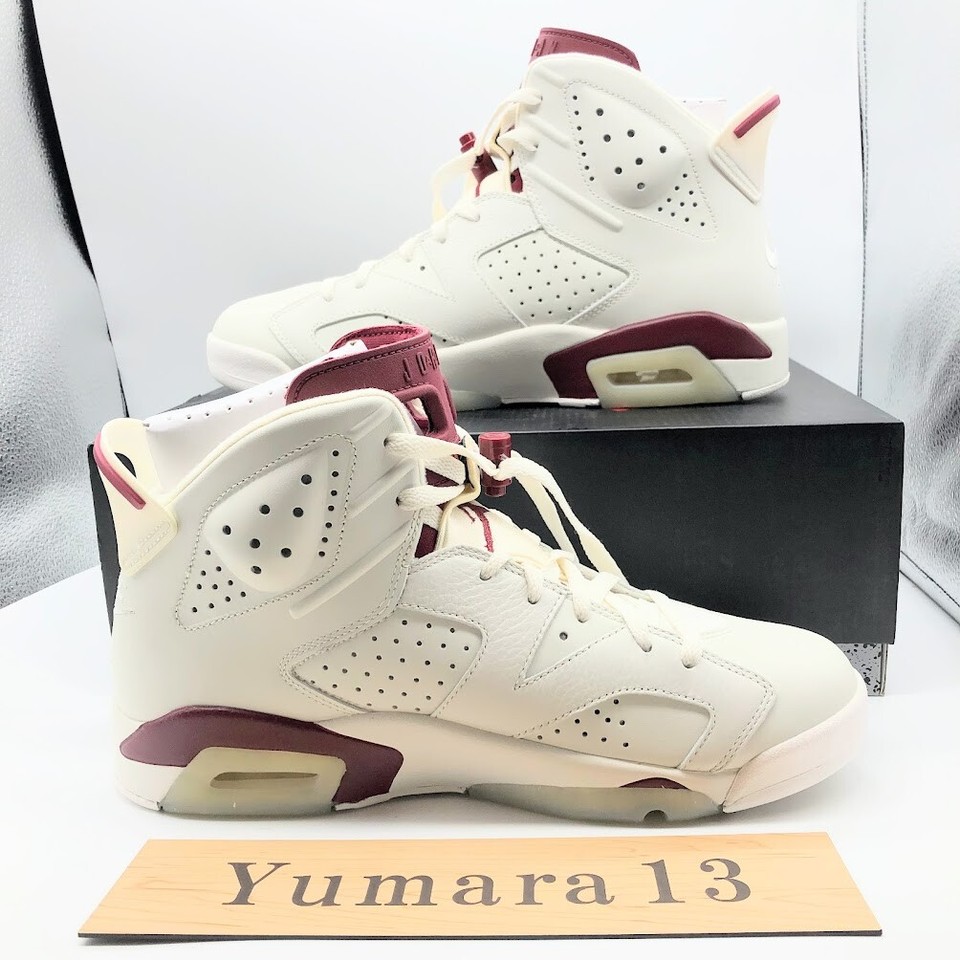 Nike Air Jordan 6 VI Retro Maroon 2015 Infrared 384664-116 Men's Size ...