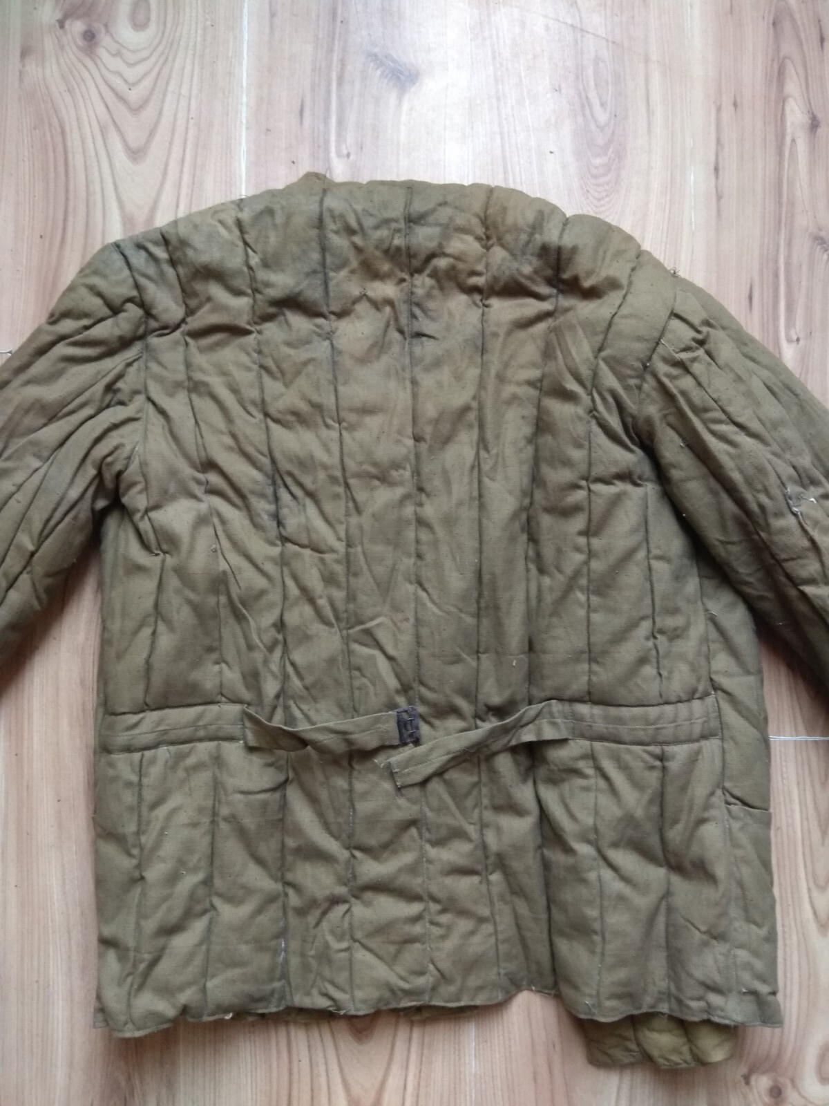 Vintage Soviet Army USSR Uniform Jacket Military FUFAIKA VATNIK ...