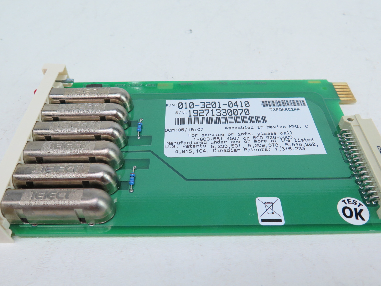 Telect 010-3201-0410 T3pqarc2aa Dsx-3 BB 6port Module Refurb for sale ...
