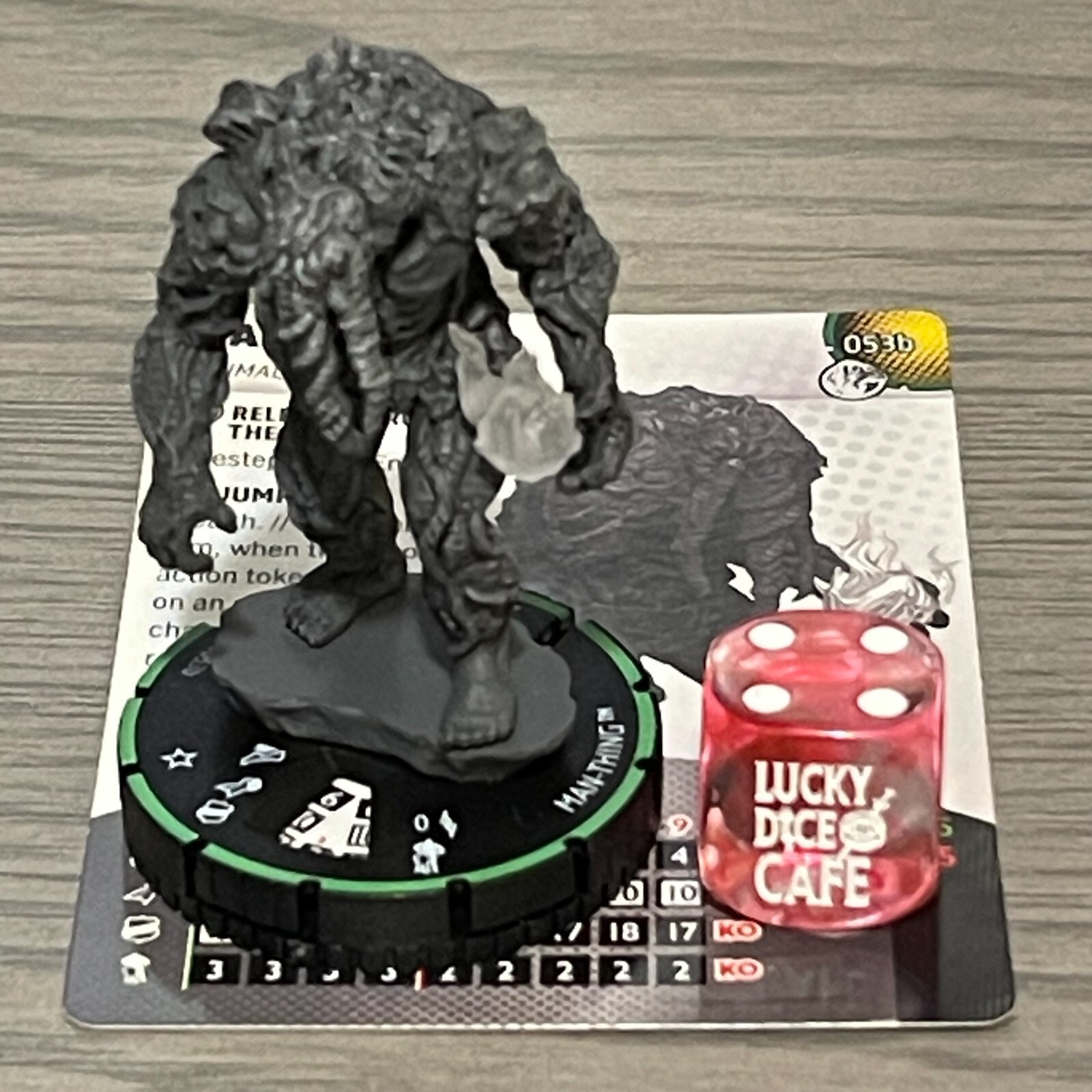 HEROCLIX Marvel Studios Next Phase 053b Man-Thing Super Rare Prime ...