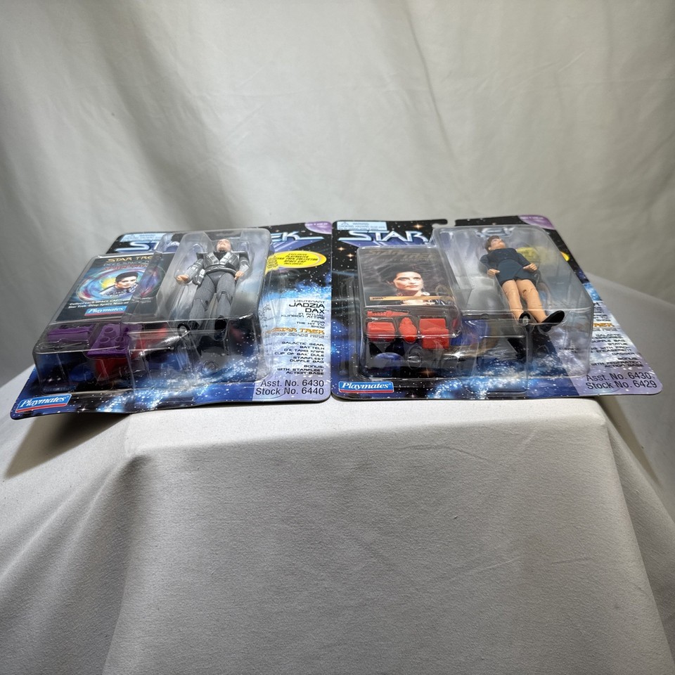 Star Trek DS9 Vash & Jadzia Dax 5" Action Figures 1995 Playmates Set of ...