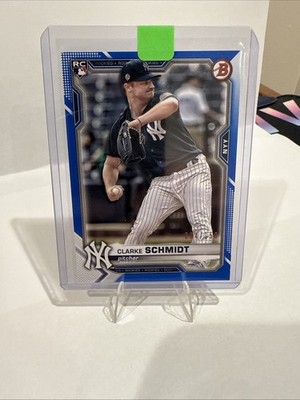 2021 Bowman Clarke Schmidt #98 Blue Parallel /99 Rookie Rc New York ...