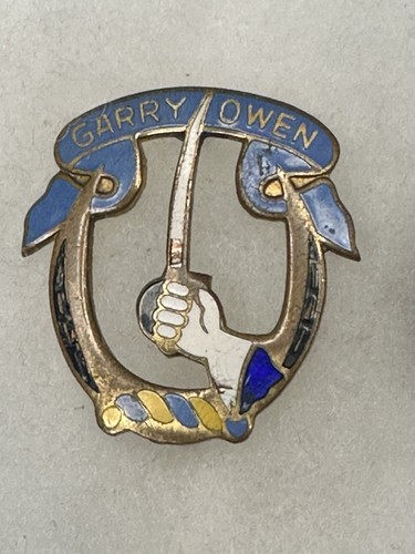 WW2 US Army Military 7th Cavalry Regiment Gary Owen Japanese Made ...