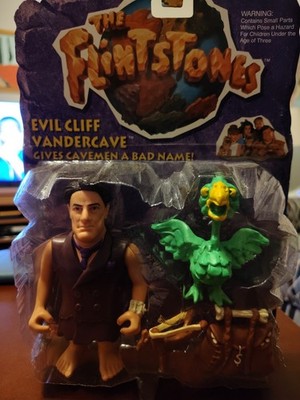 The Flintstones EVIL CLIFF VANDERCAVE Figure NEW On Card By Mattel in ...