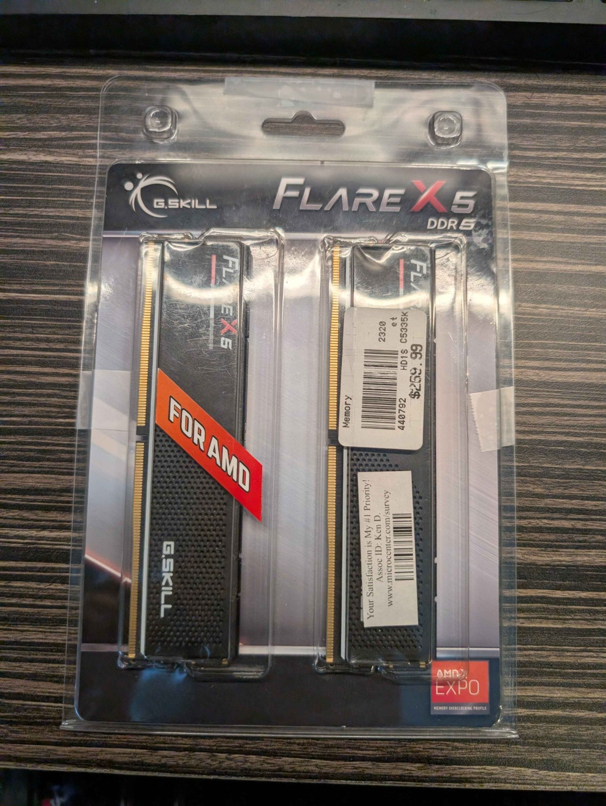 G.Skill Flare X5 32GB (2x16GB) PC5-48000 (DDR5-6000) RAM Memory for ...