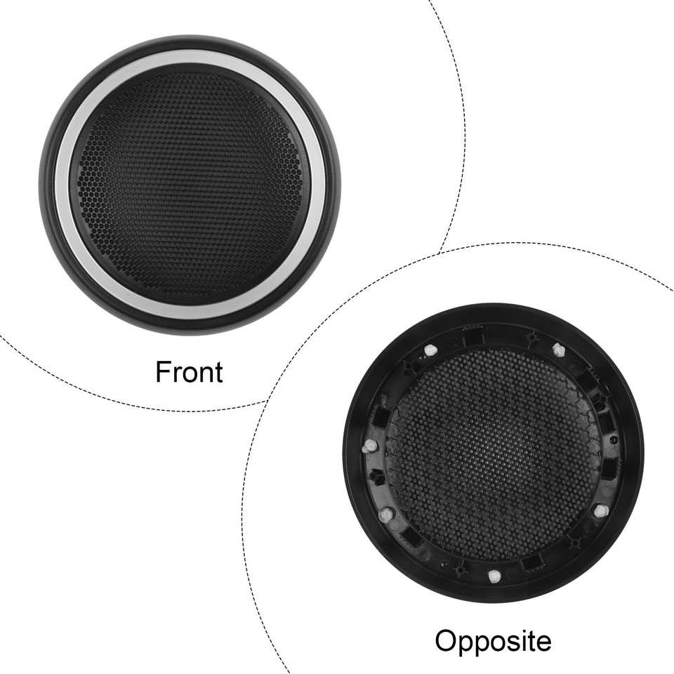 Electroplated Black Front Door Speaker Cover for Mini Cooper R56 ...