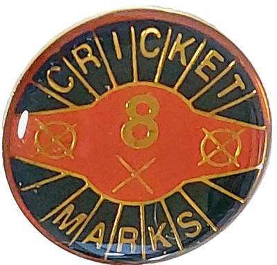 Cricket Marks 8 Multi Colored 3/4" Diameter Lapel Pin Pinback | eBay