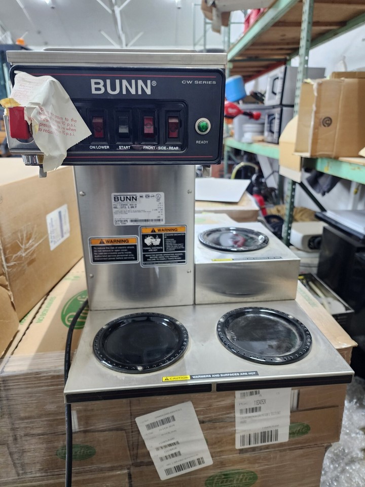BUNN 12950.0212 CWTF15-3 Automatic Commercial Coffee Brewer with 3 ...