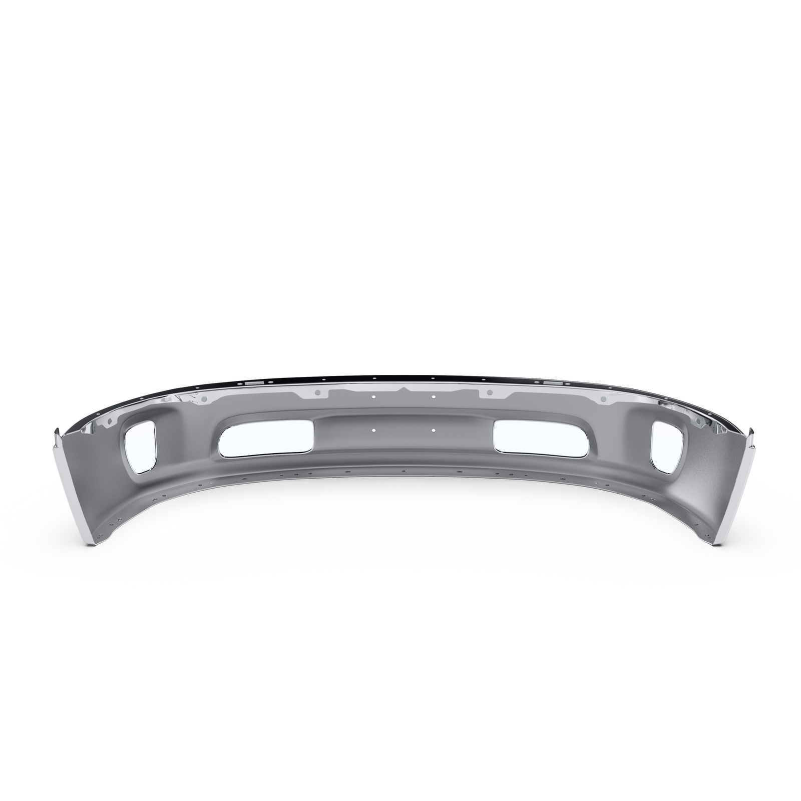 Front Chrome Steel Bumper For 2013-2018 Ram 1500 w/ Fog Light Holes ...