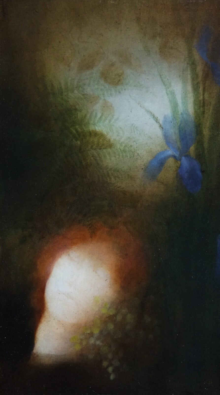 GEOFFREY HOOPER (1945-) RARE Original Painting Mid Century Abstract ...