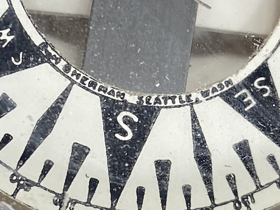 Vintage Maritime DIRIGO E. M. Sherman Nautical Sailing Ship Compass in ...