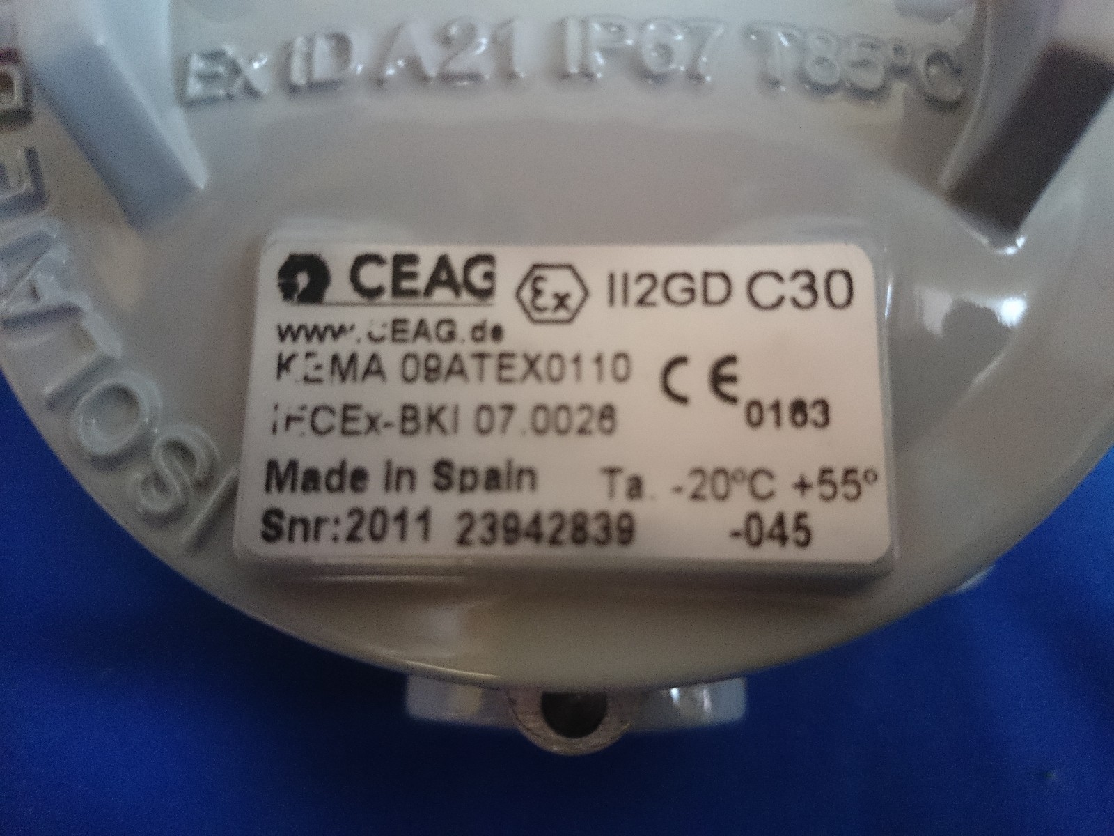 Tyco MIM800 Input Module In EExd Housing of CEAG Type: MACJBC30MIM800 ...