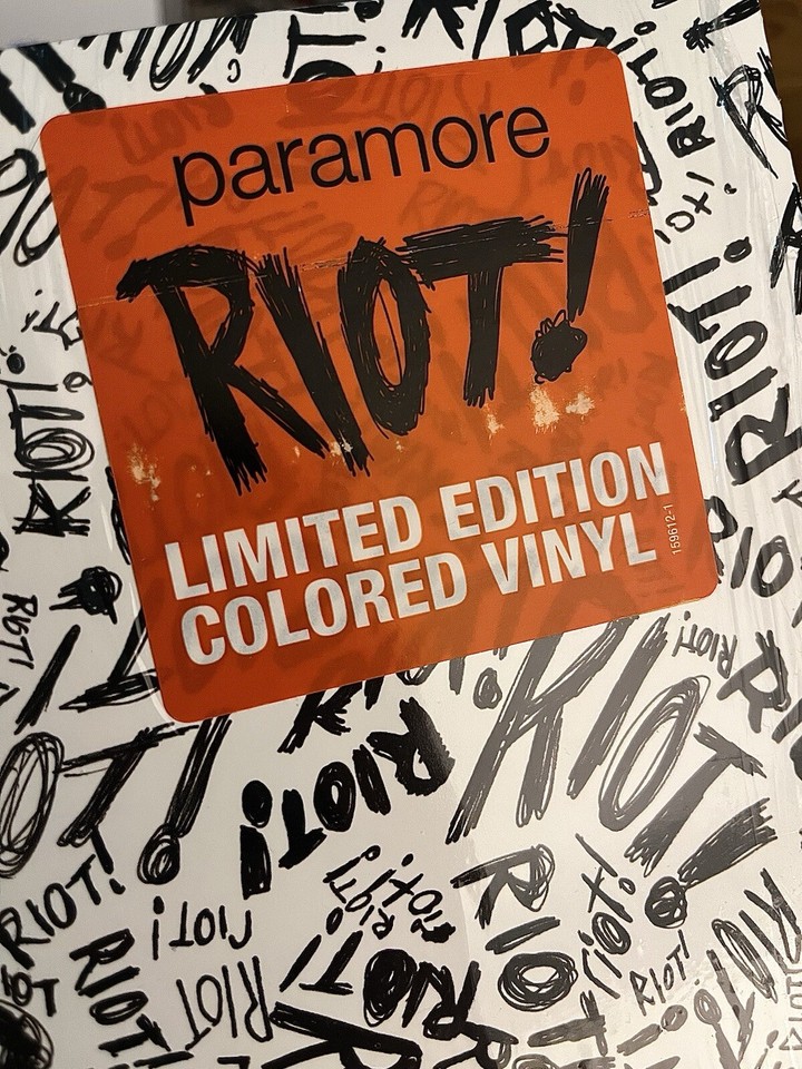 Paramore Riot! Vinyl Original Pressing Blue Marbled Limited Release ...