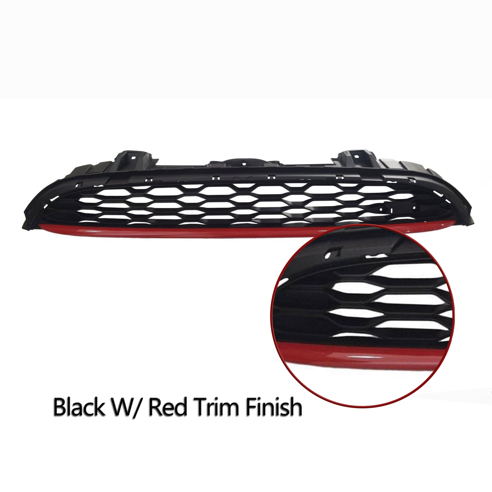 For 2015-2019 Mini Cooper Front Black W/ Red Grille Hood 51137393456 | eBay