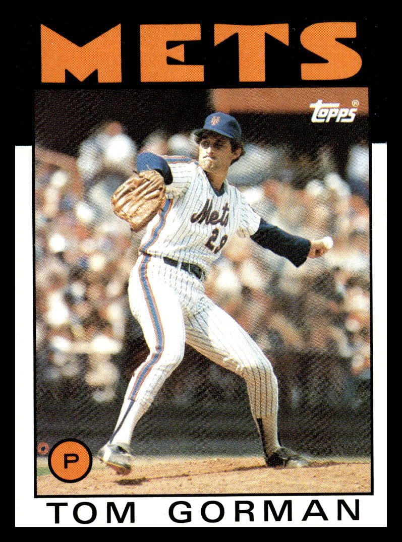 1986 Topps #414 Tom Gorman New York Mets Baseball Card | eBay