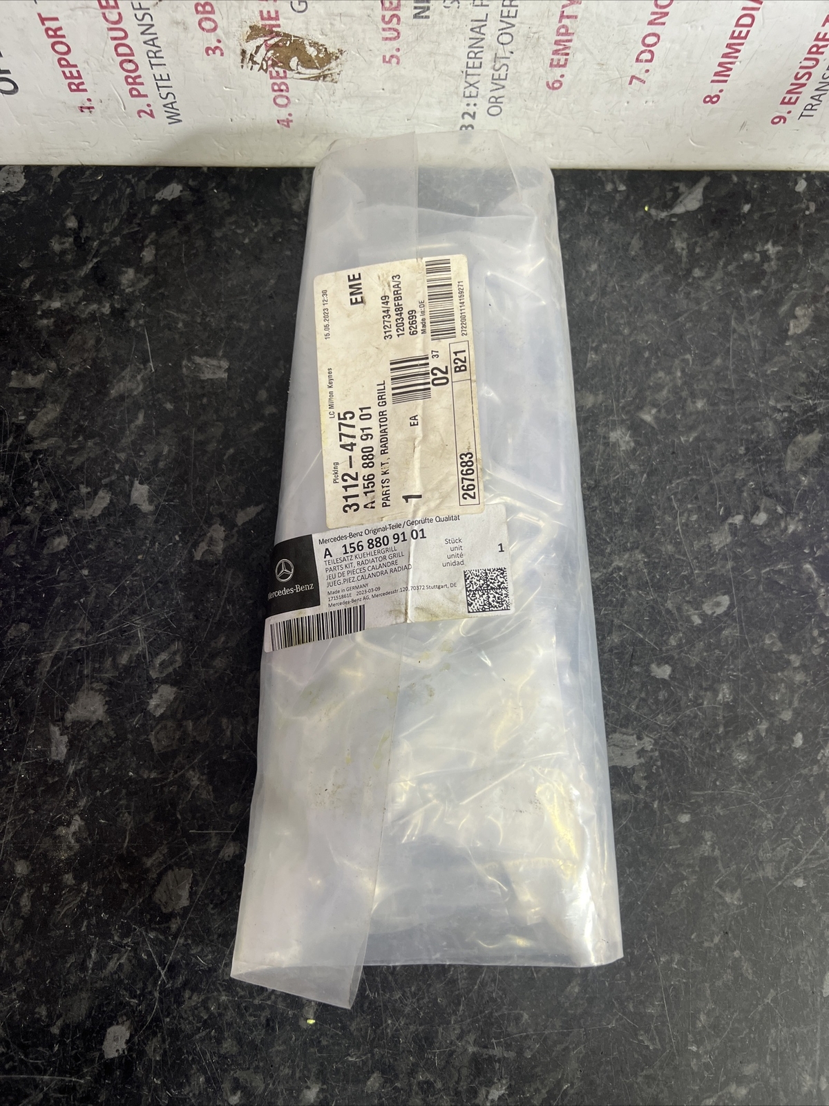 2018-20 MERCEDES GLA AMG X156 Grill Chrome Inserts A1568809101 for sale ...