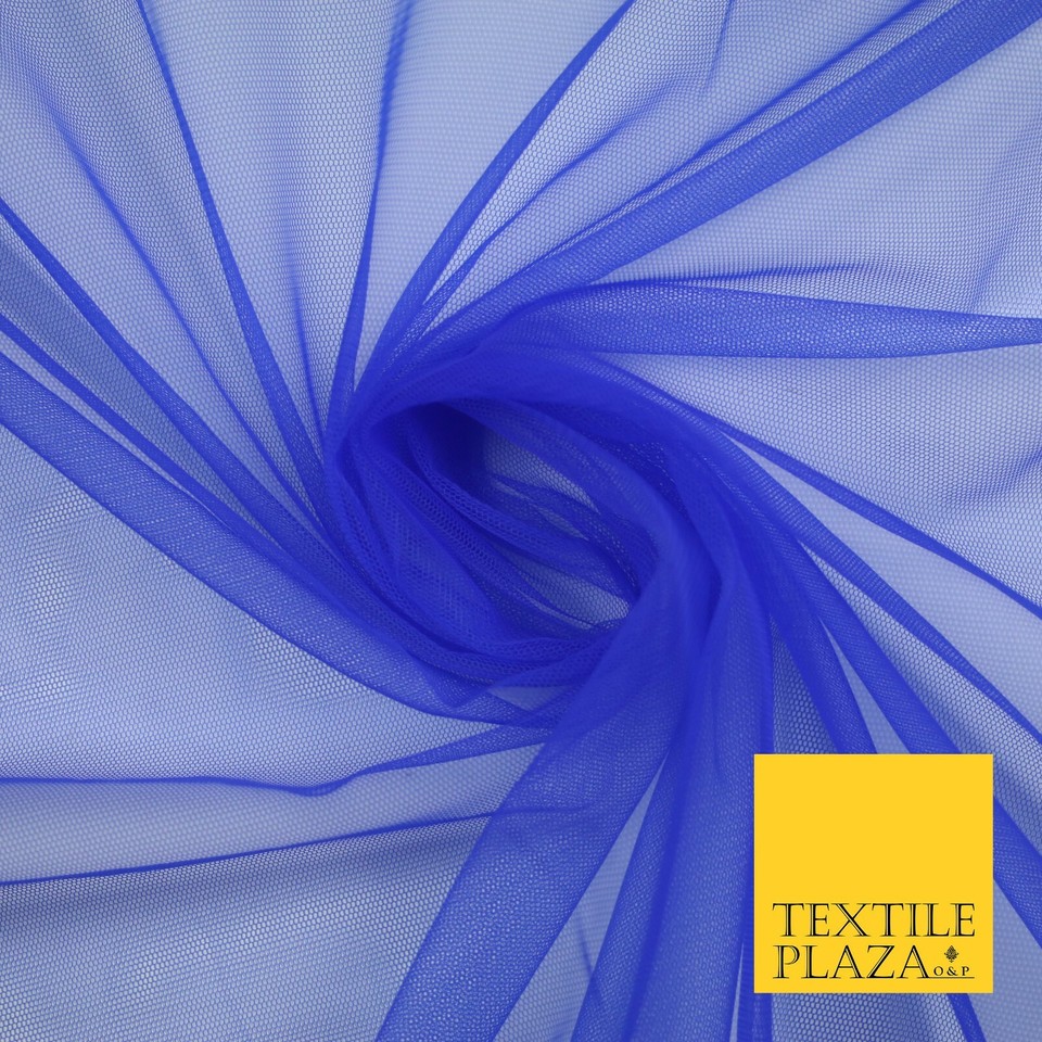 OVER 90 COLOURS - Soft Plain Sheer Tulle Net Fabric Tutu Fairy Veil ...